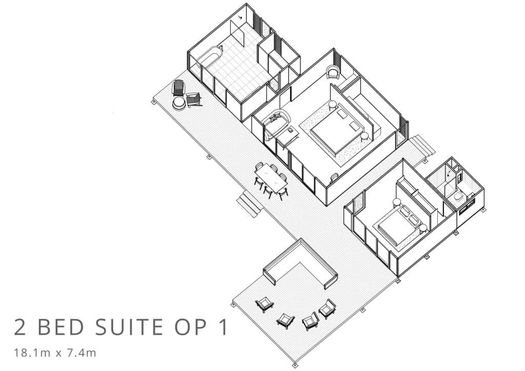 Luxury Stretch (Large) Tent - Eco Structures Australia